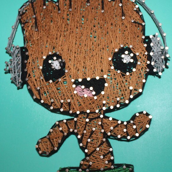 Hand Crafted | Art | Baby Groot String Art | Poshmark